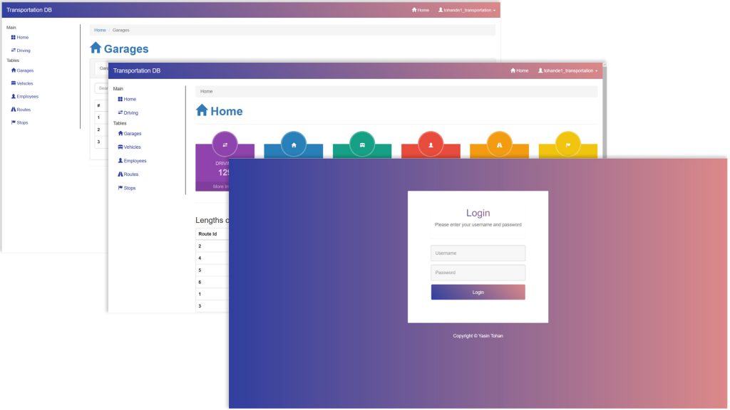Public Transportation Database System Tohan Design